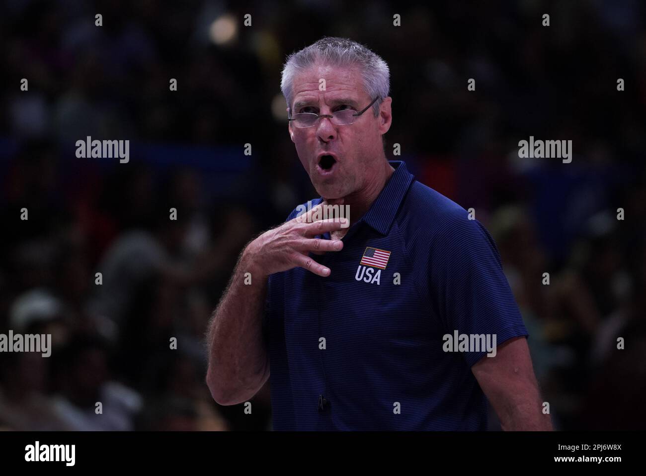 ANKARA, TURKIYE - JULY 13, 2022: Coach Karch Kiraly in United States vs ...