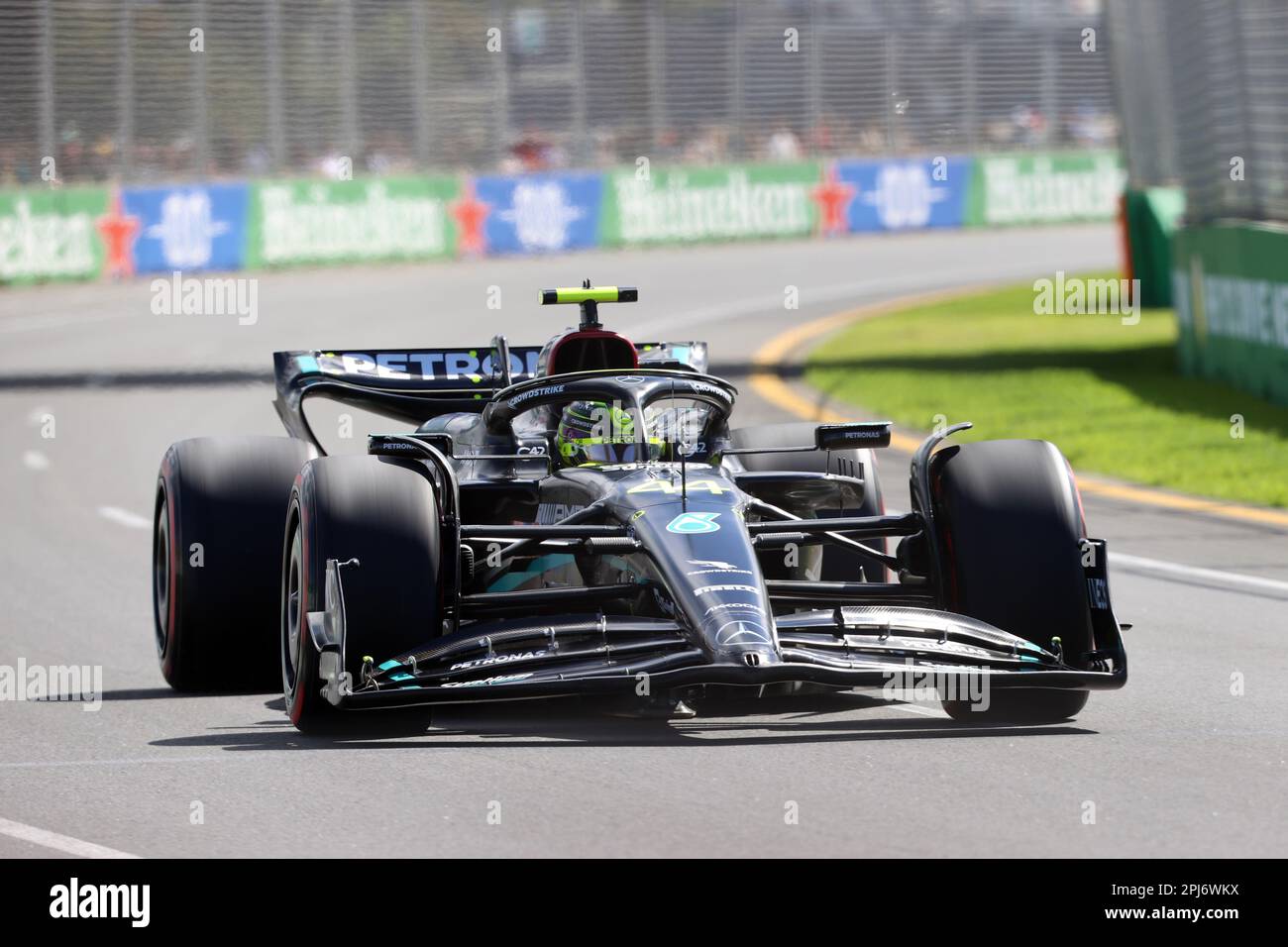 MELBOURNE, Australia, 31. March 2023; #44, Lewis HAMILTON, GBR ...