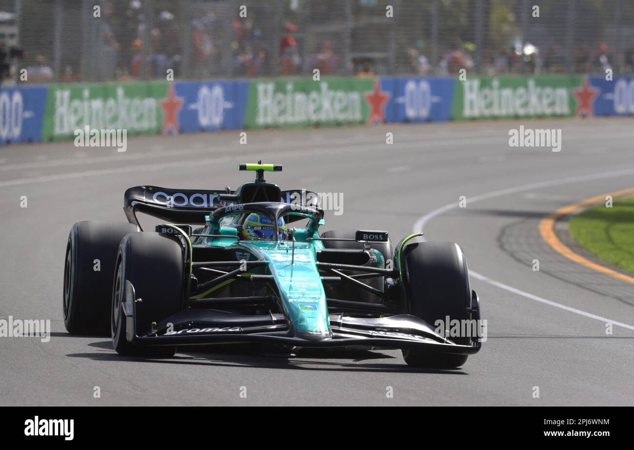 MELBOURNE, Australia, 31. March 2023; #14, Fernando ALONSO, ESP, Aston ...