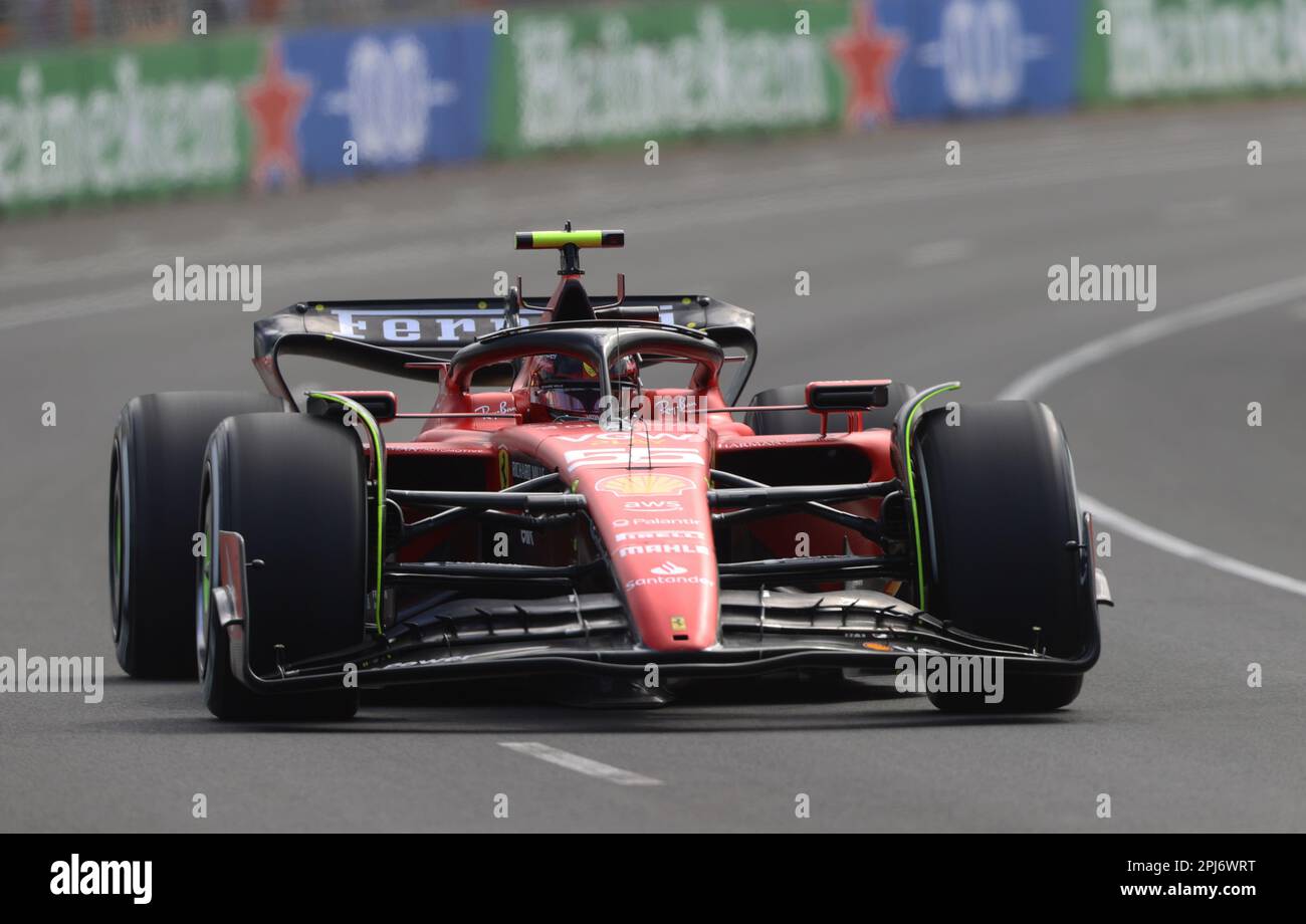 MELBOURNE, Australia, 31. March 2023; #55, Carlos SAINZ Jr., ESP, Team ...