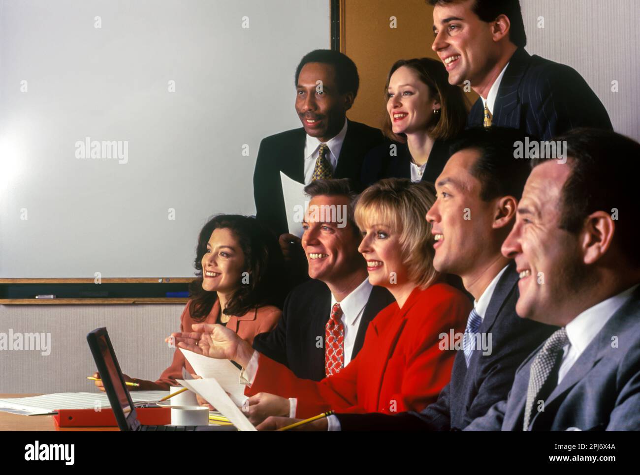 Nineties office workers hi-res stock photography and images - Alamy