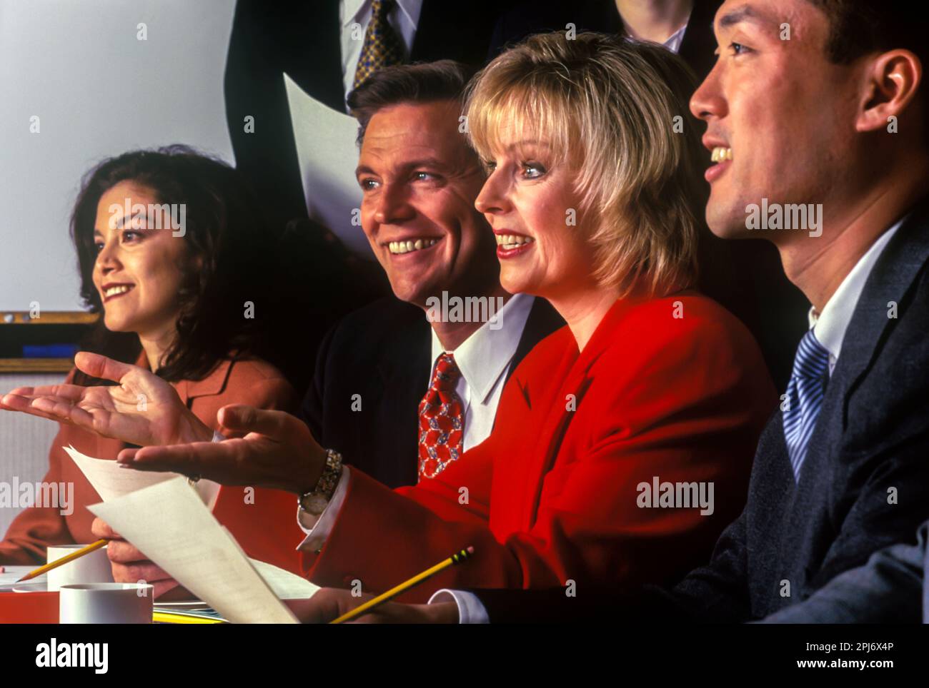 Nineties office workers hi-res stock photography and images - Alamy