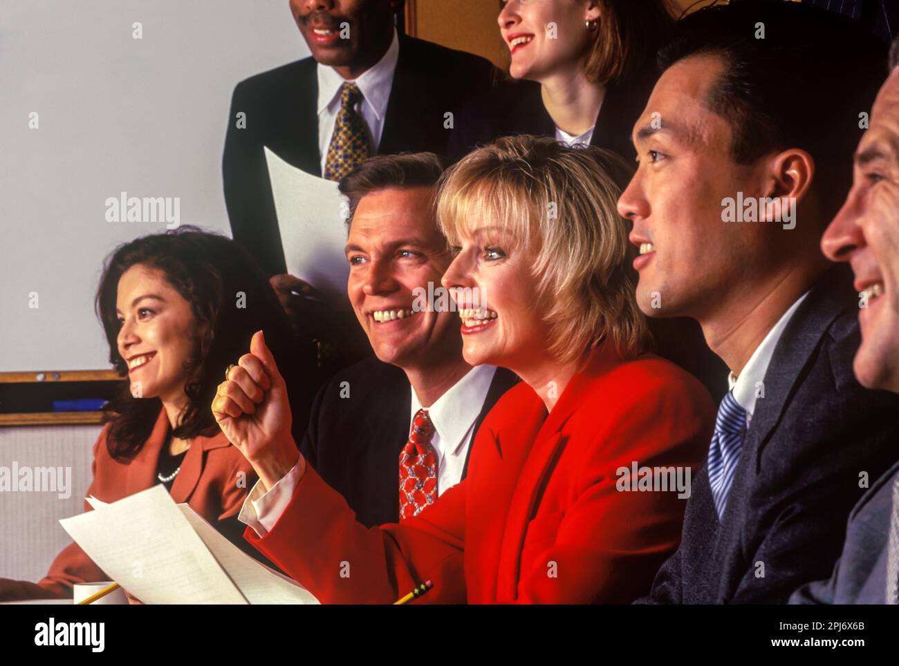 Nineties office workers hi-res stock photography and images - Alamy