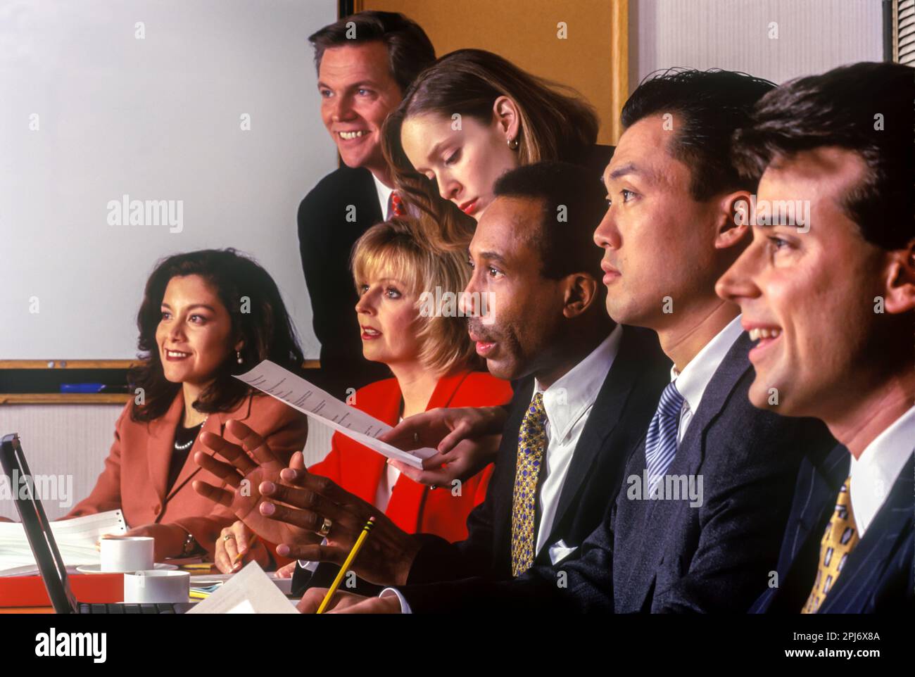 Nineties office workers hi-res stock photography and images - Alamy