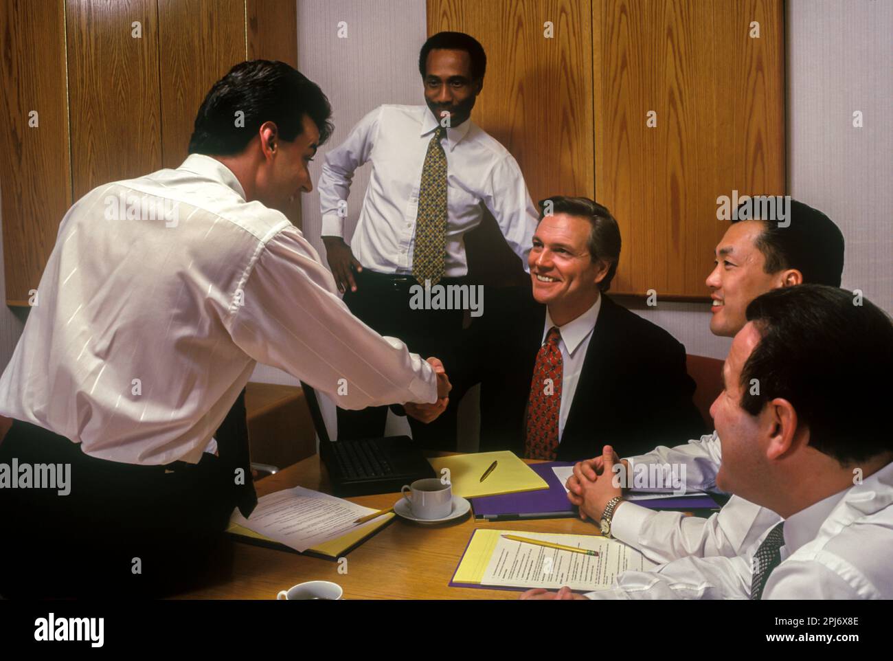 Business handshake meeting multi ethnic hi-res stock photography and ...