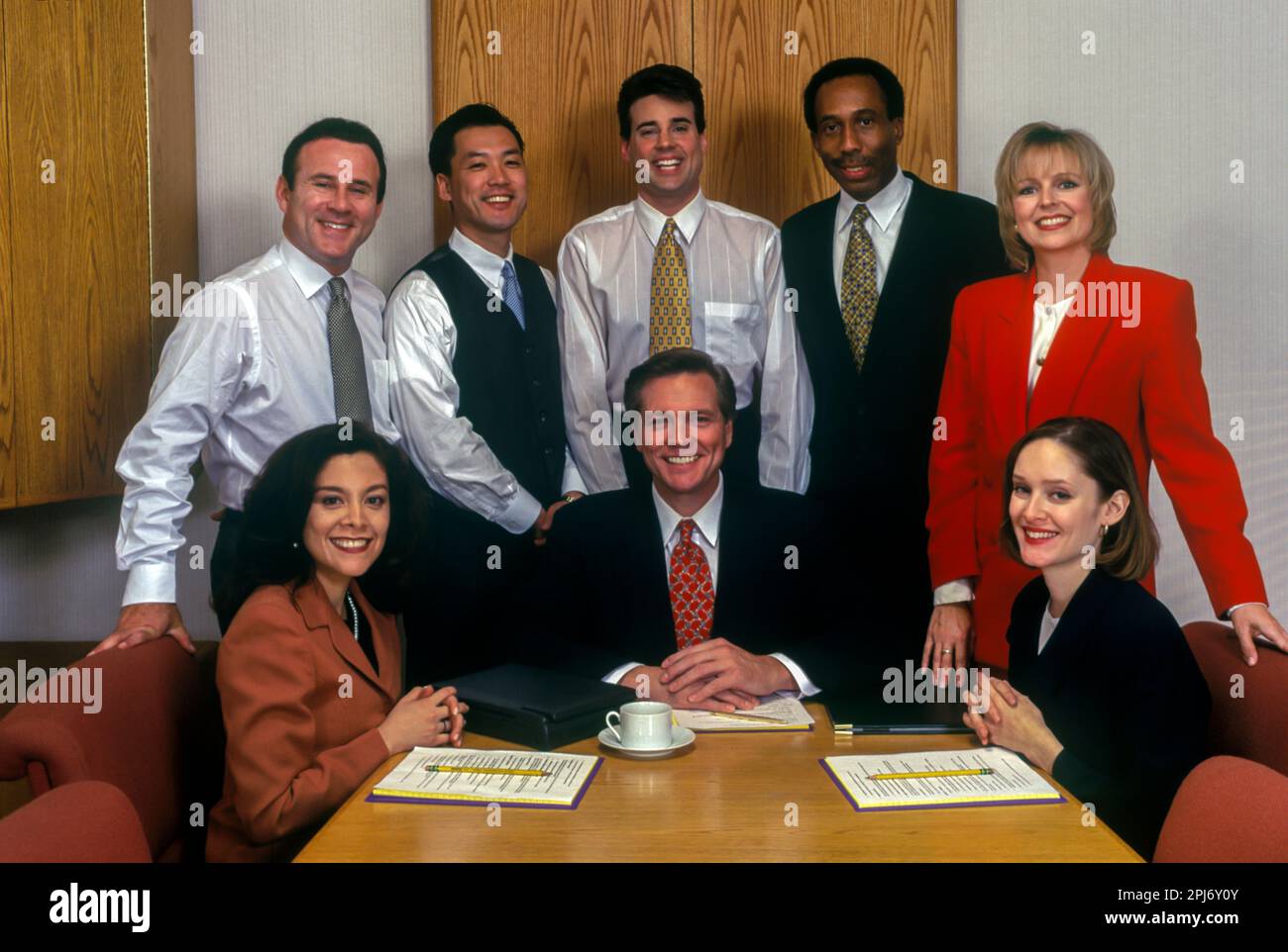 Portrait smiling office workers hi-res stock photography and images - Alamy