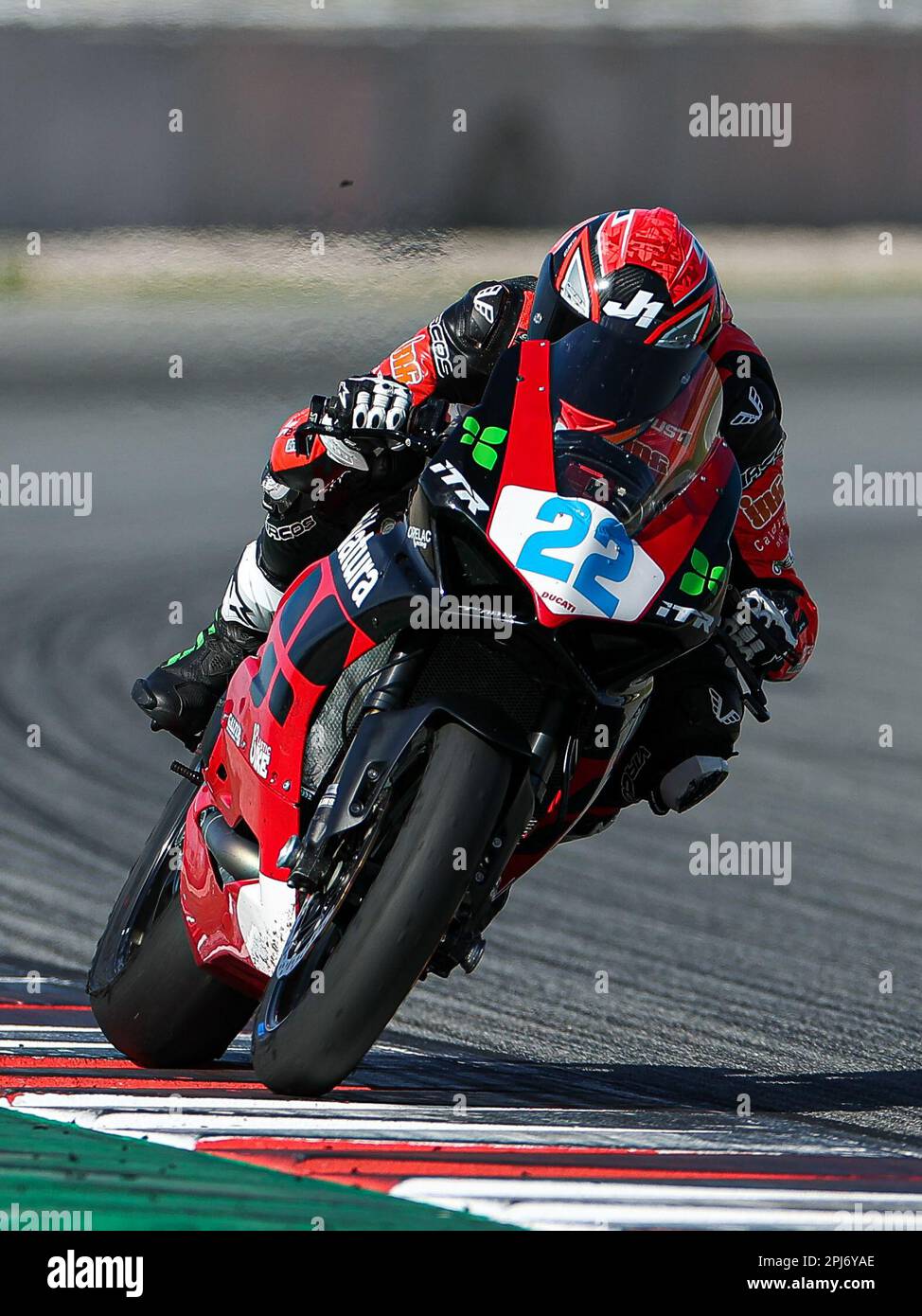 Federico Fuligni from Italy of Orelac Racing Verdnatura team with ...