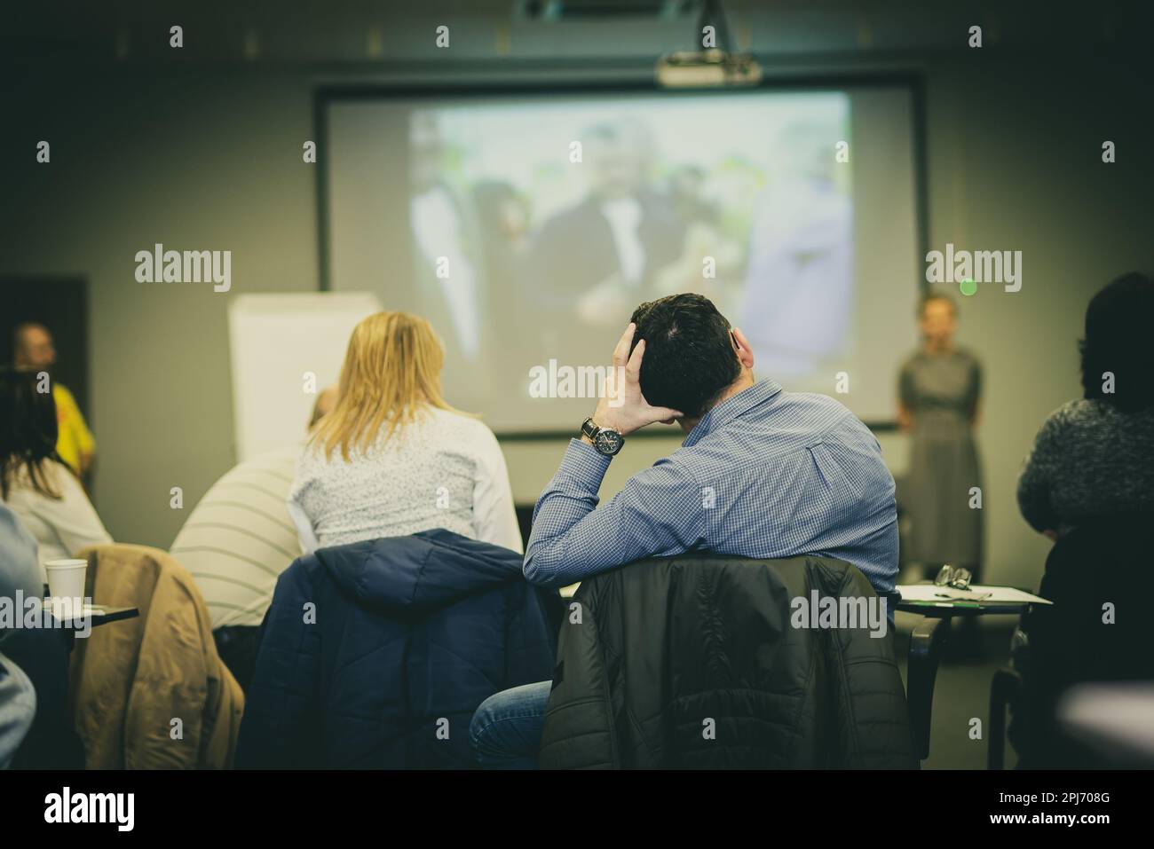 Projector speech hi-res stock photography and images - Alamy