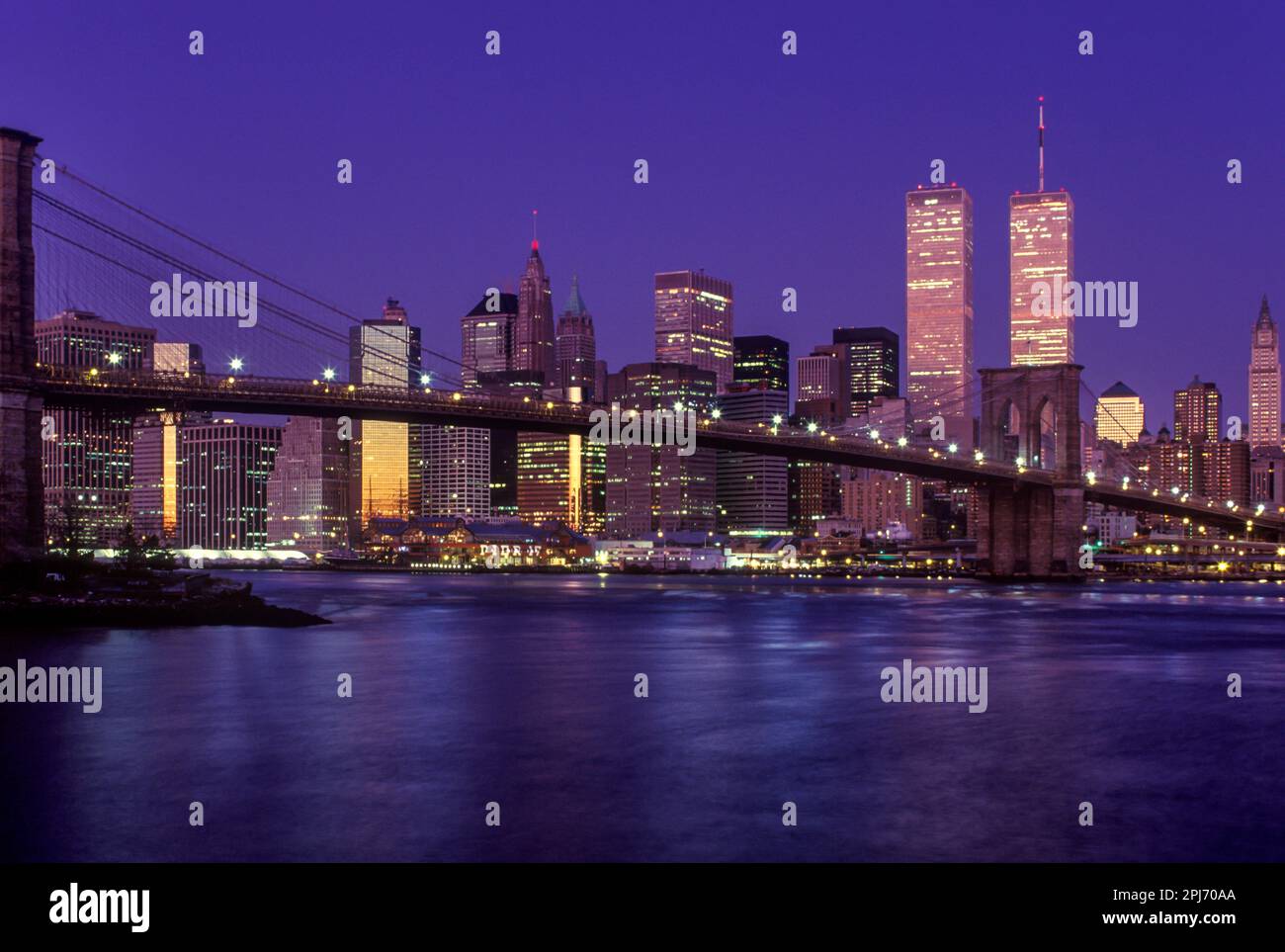 1997 HISTORICAL BROOKLYN BRIDGE TWIN TOWERS (©MINORU YAMASAKI 1973 ...