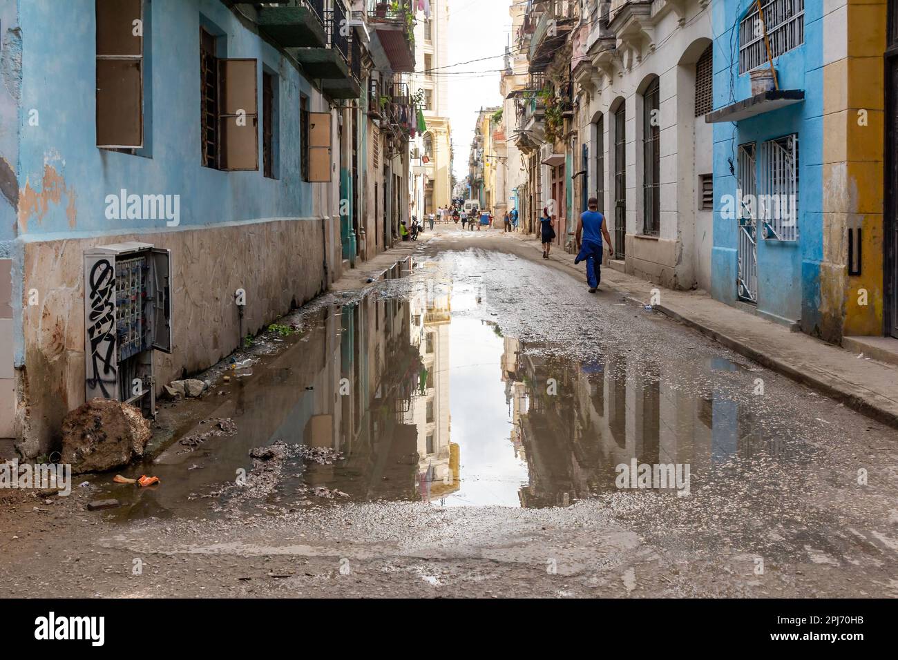 City life during Communism in Havana, Cuba Stock Photo - Alamy