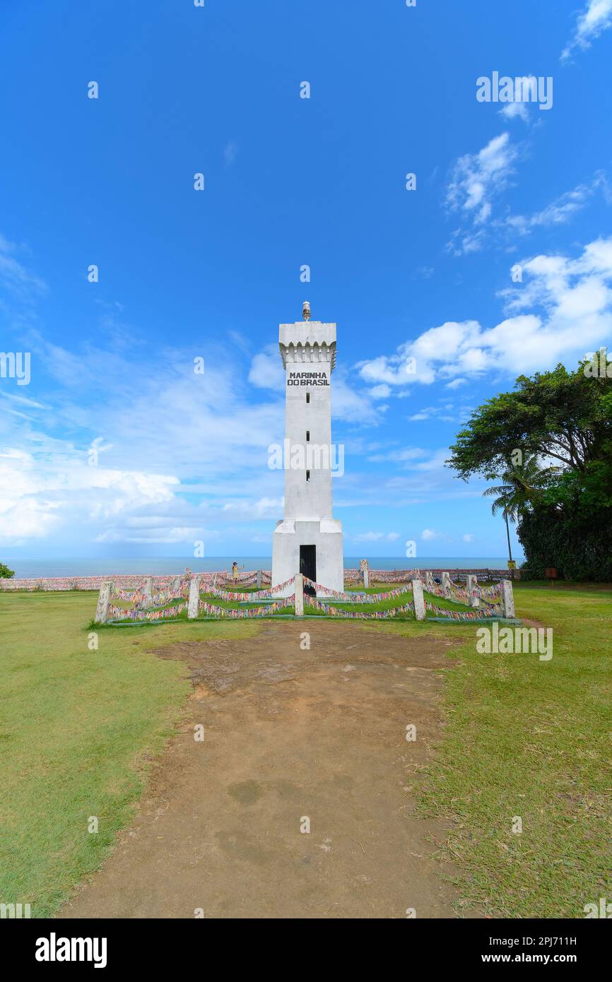 Porto Seguro, BA, Brazil - January 03, 2023: view of the brazilian navy ...