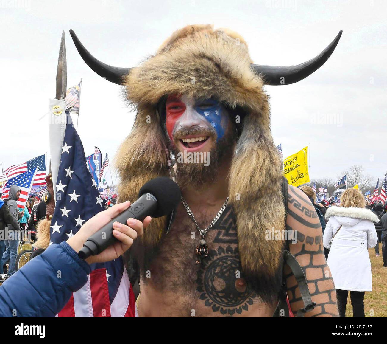 MARCH 30th 2023: Jacob Chansley - aka QAnon Shaman Jake Angeli ...