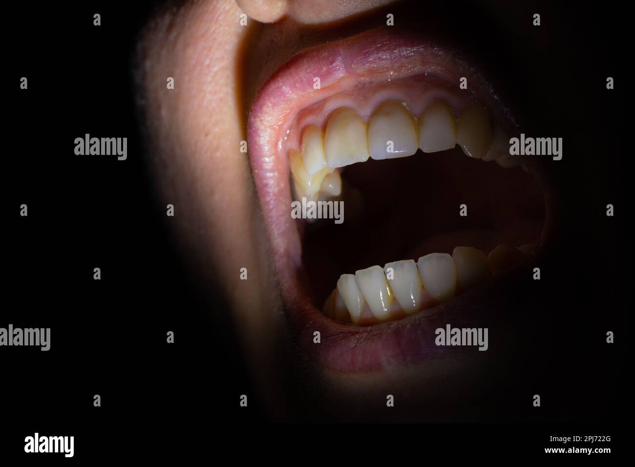 Tongue lips mouth hi-res stock photography and images - Alamy