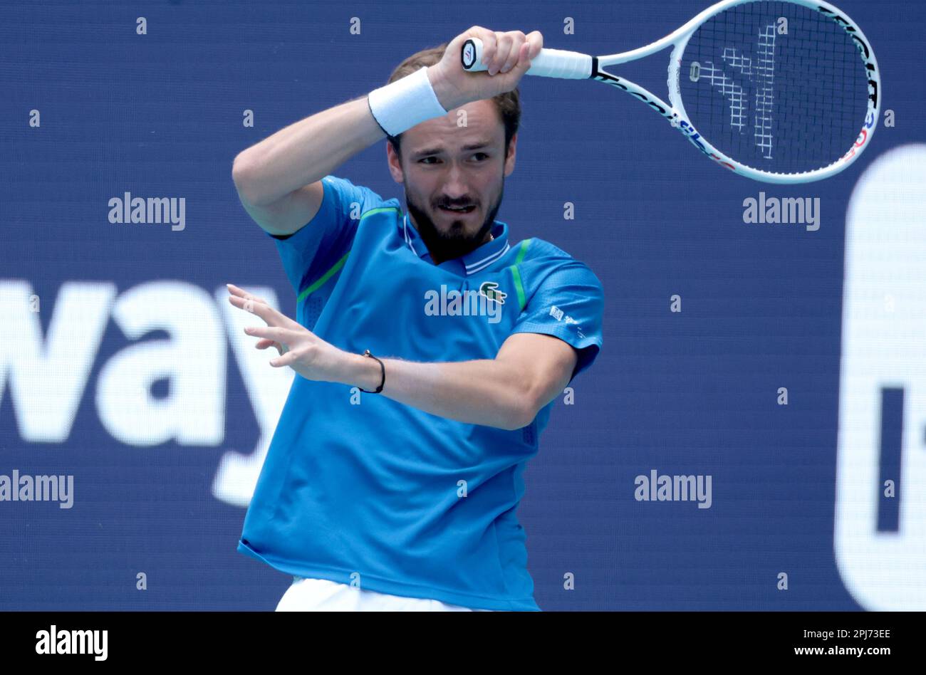 Miami Gardens, United States. 31st Mar, 2023. No.4 Daniel Medvedev from ...