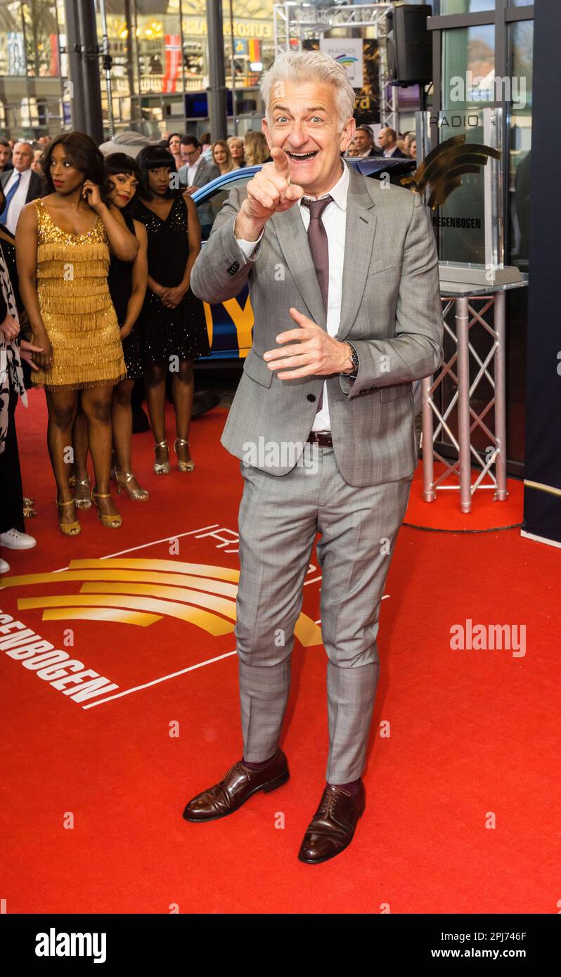 Rust, Germany. 31st Mar, 2023. Dominic Raacke stands on the red carpet ...