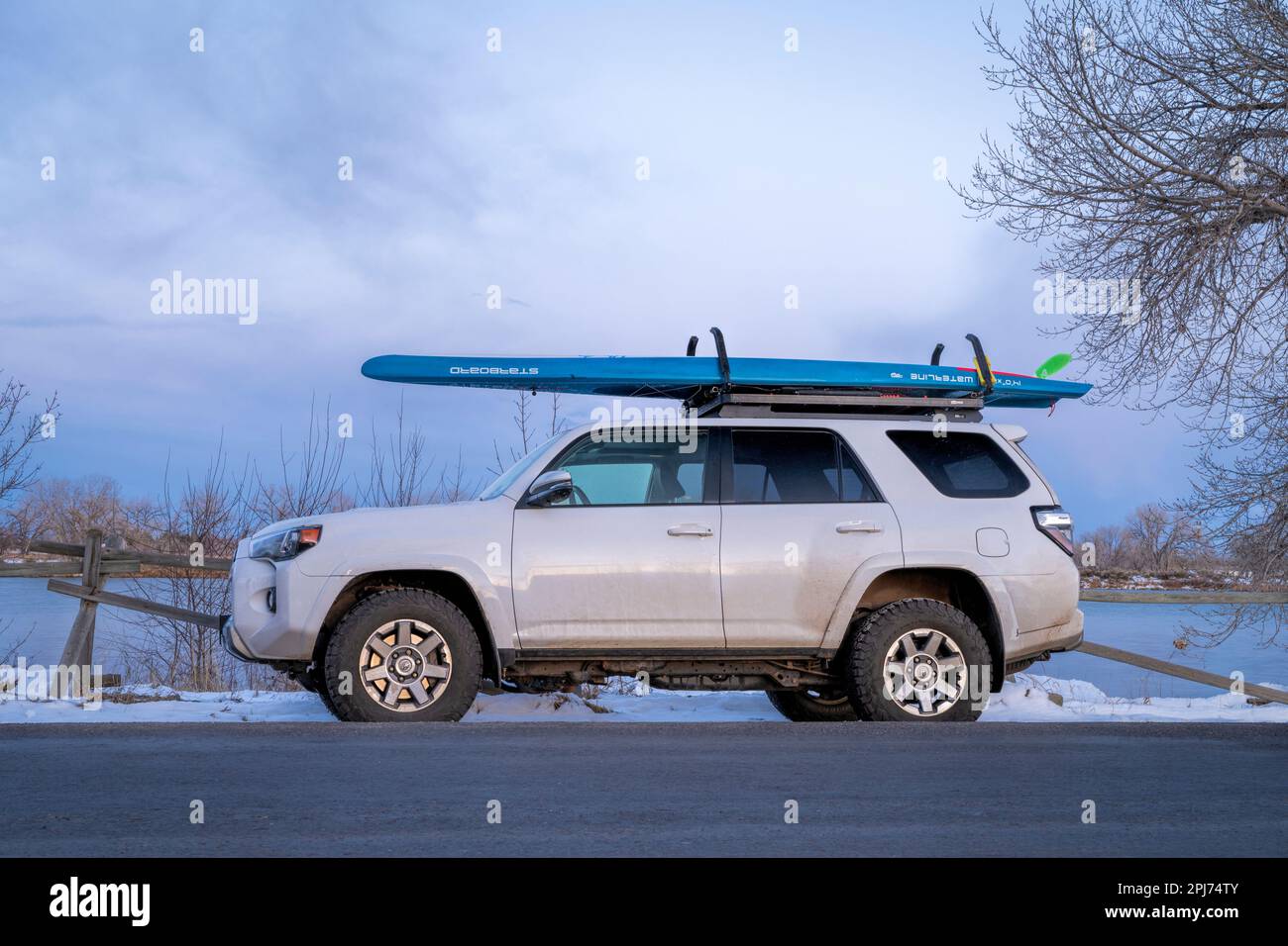 Fort Collins, CO, USA - March 25, 2023: Toyota 4Runner SUV (2016 trail ...