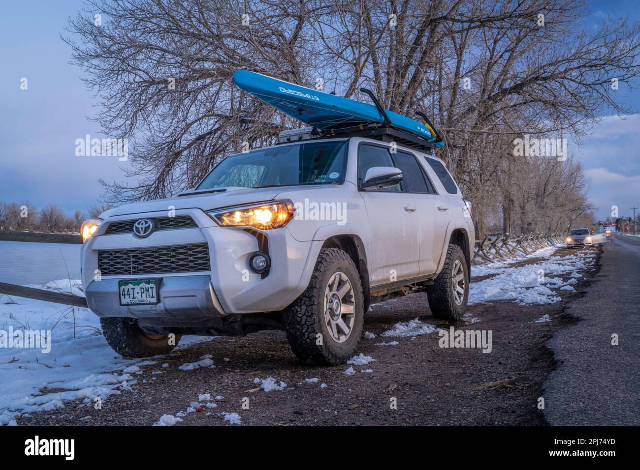 Fort Collins, CO, USA - March 25, 2023: Toyota 4Runner SUV (2016 trail ...