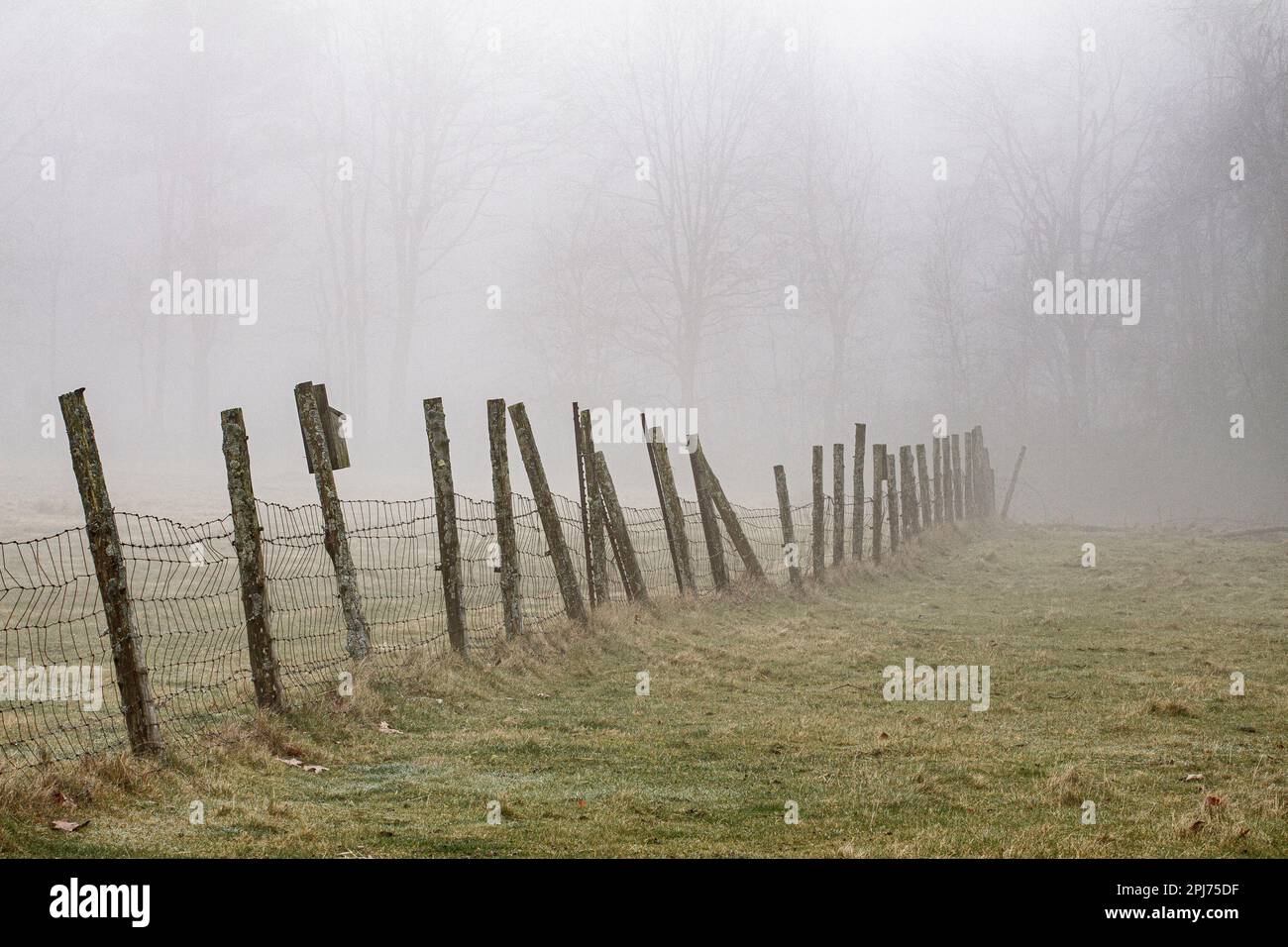 A field on a rural farm in a small town in Massachusetts Stock Photo ...