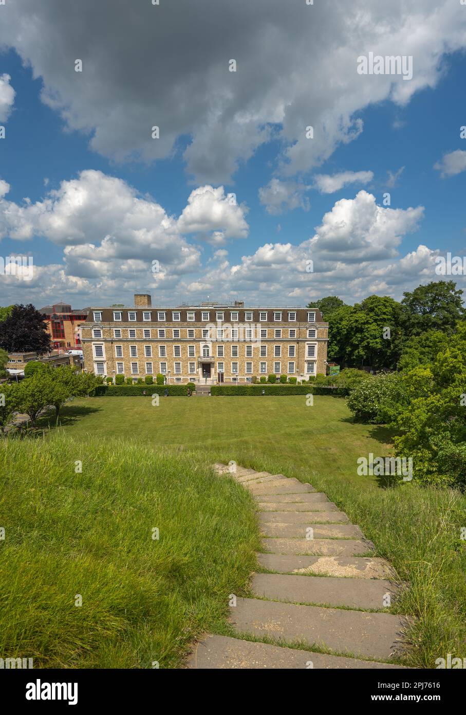 Historical Shire Hall for County Council in Cambridge with beautiful ...