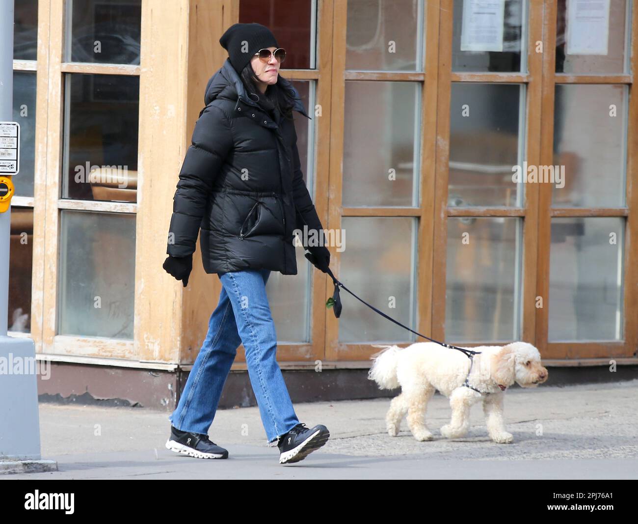 New York, USA. 31st Mar, 2023. Actress Julianna Margulies walking with ...