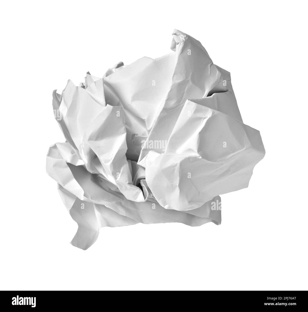 paper ball crumpled garbage trash mistake Stock Photo - Alamy