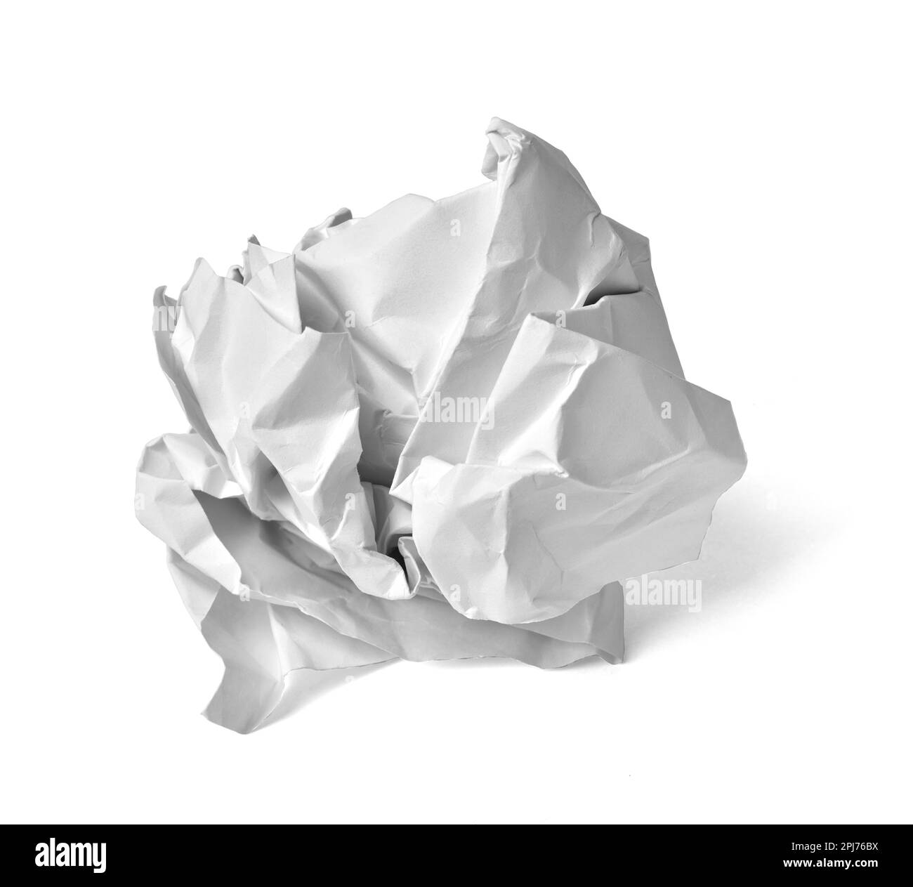paper ball crumpled garbage trash mistake Stock Photo - Alamy