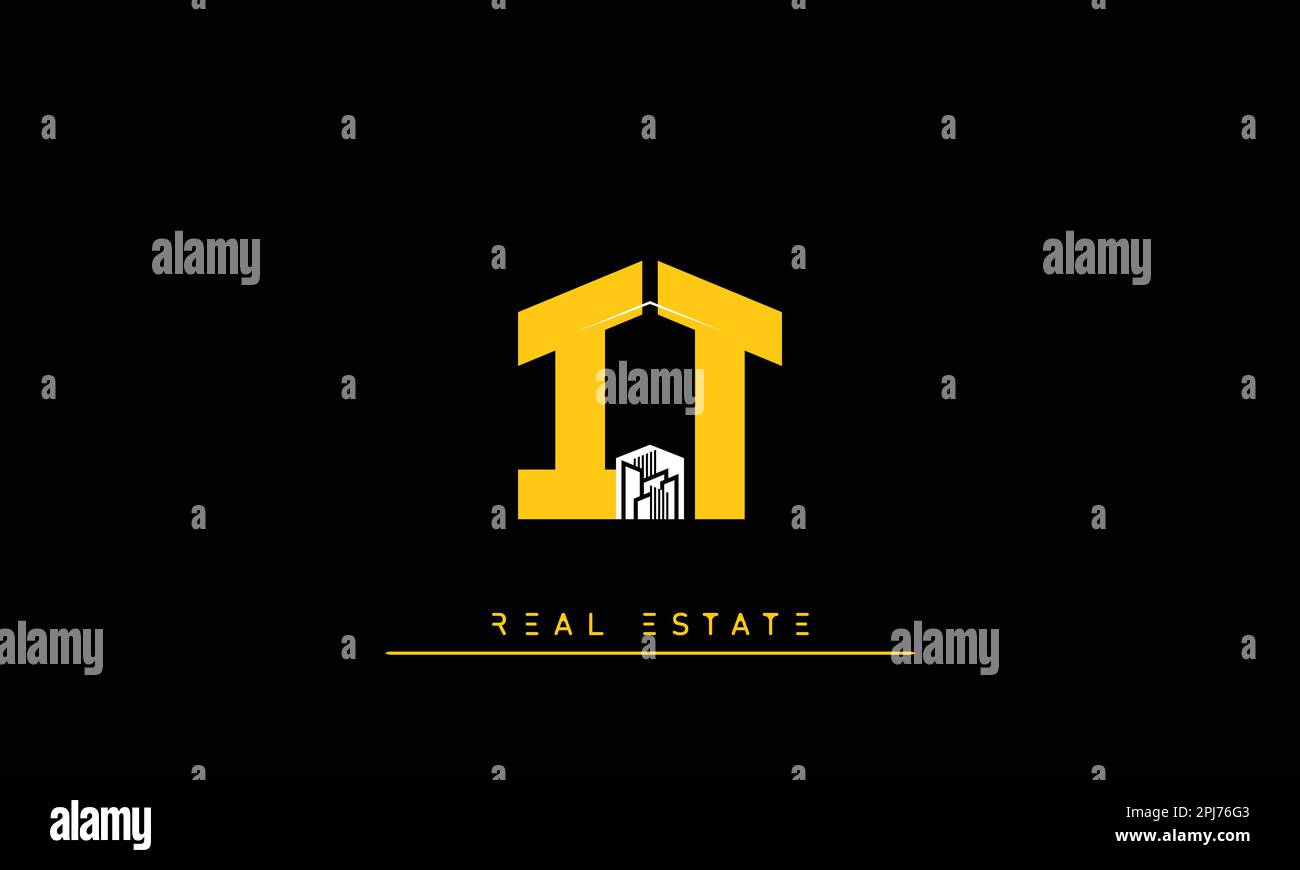 Simple monogram real estate hi-res stock photography and images - Alamy