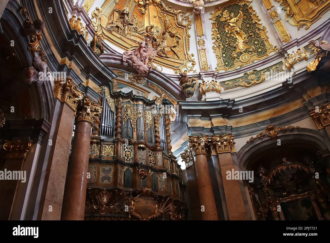 Asam Church, Asam Kirche, Weltenburg Abbey, Germany, Europe Stock Photo ...