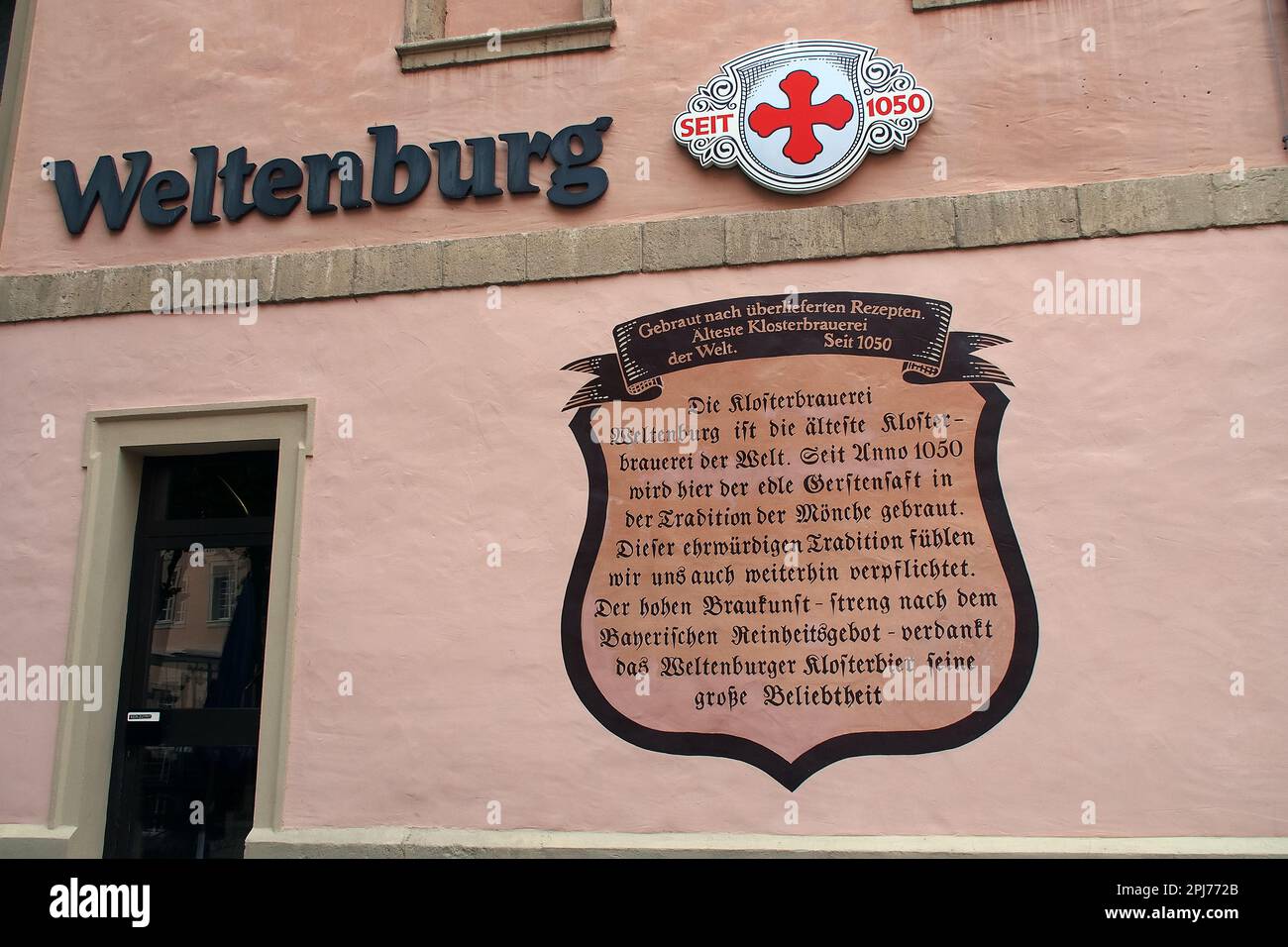 Abbey brewery, Weltenburger Klosterbrauerei, Weltenburg Abbey, Kloster ...