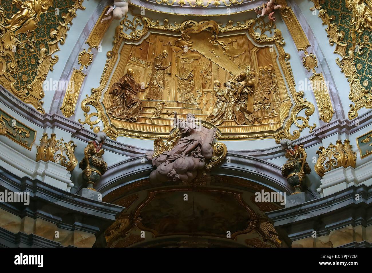 Asam Church, Asam Kirche, Weltenburg Abbey, Germany, Europe Stock Photo ...