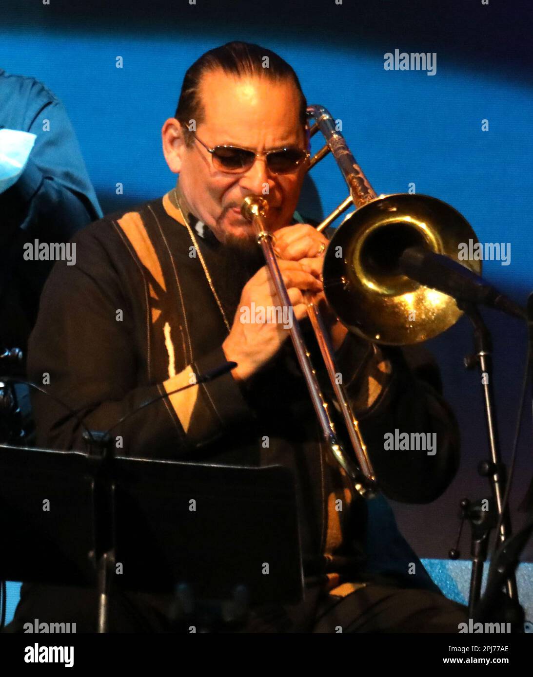 March 30, 2023, New York City, New York, USA: Musician STEVE TURRE ...