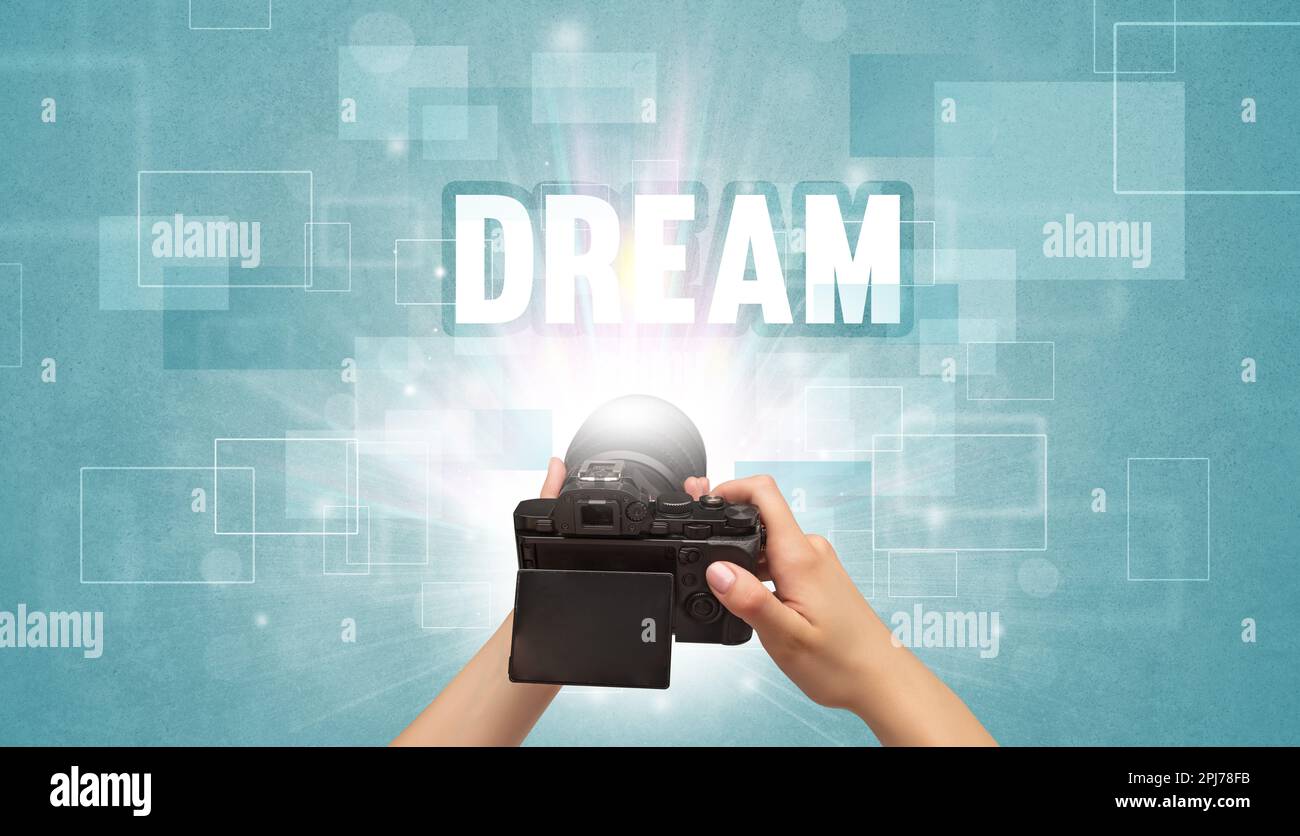 hand holding digital camera, traveling concept Stock Photo - Alamy