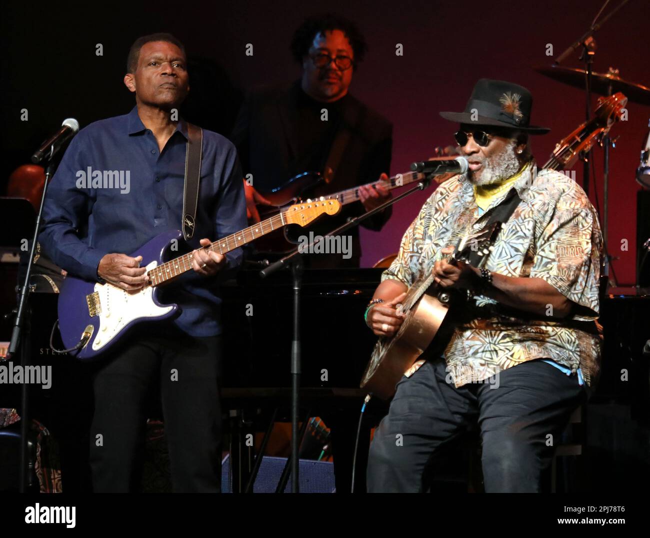 March 30, 2023, New York City, New York, USA: Musicians ROBERT CRAY and ...