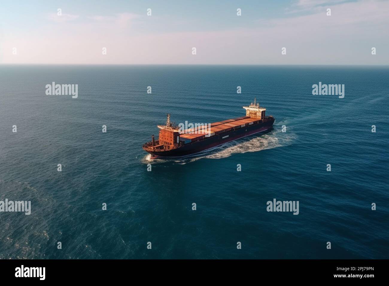 Aerial view large tanker ship hi-res stock photography and images - Alamy