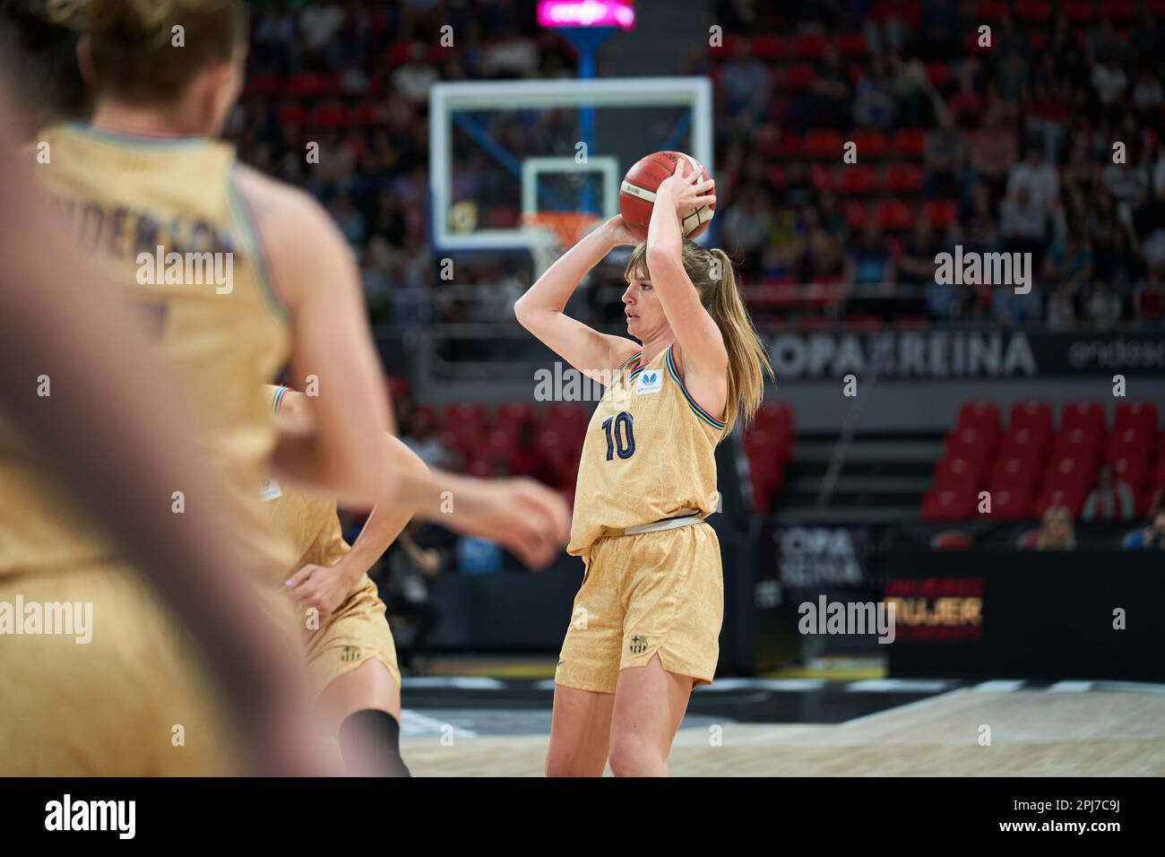 Kristina Rakovic of Barca CBS in action during the Quarterfinals of the ...