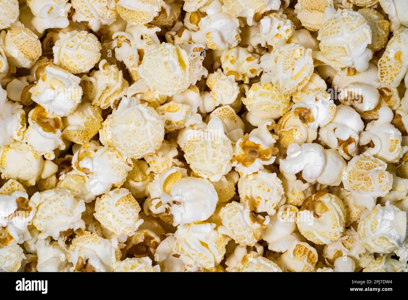 Full frame popcorn background Stock Photo - Alamy