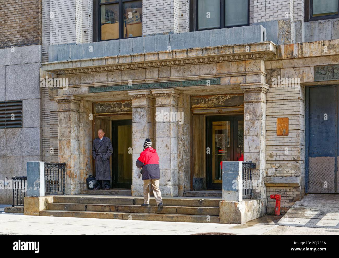 Bowling Green Offices, on Broadway’s “Steamship Row,” built in ...