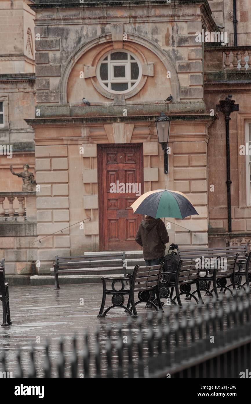 Bath in the rain Stock Photo - Alamy
