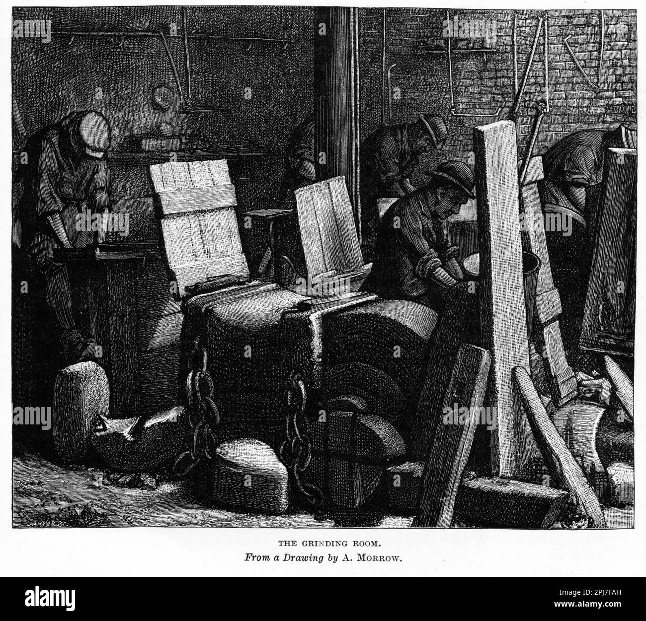 Worker working in workshop Cut Out Stock Images & Pictures - Alamy