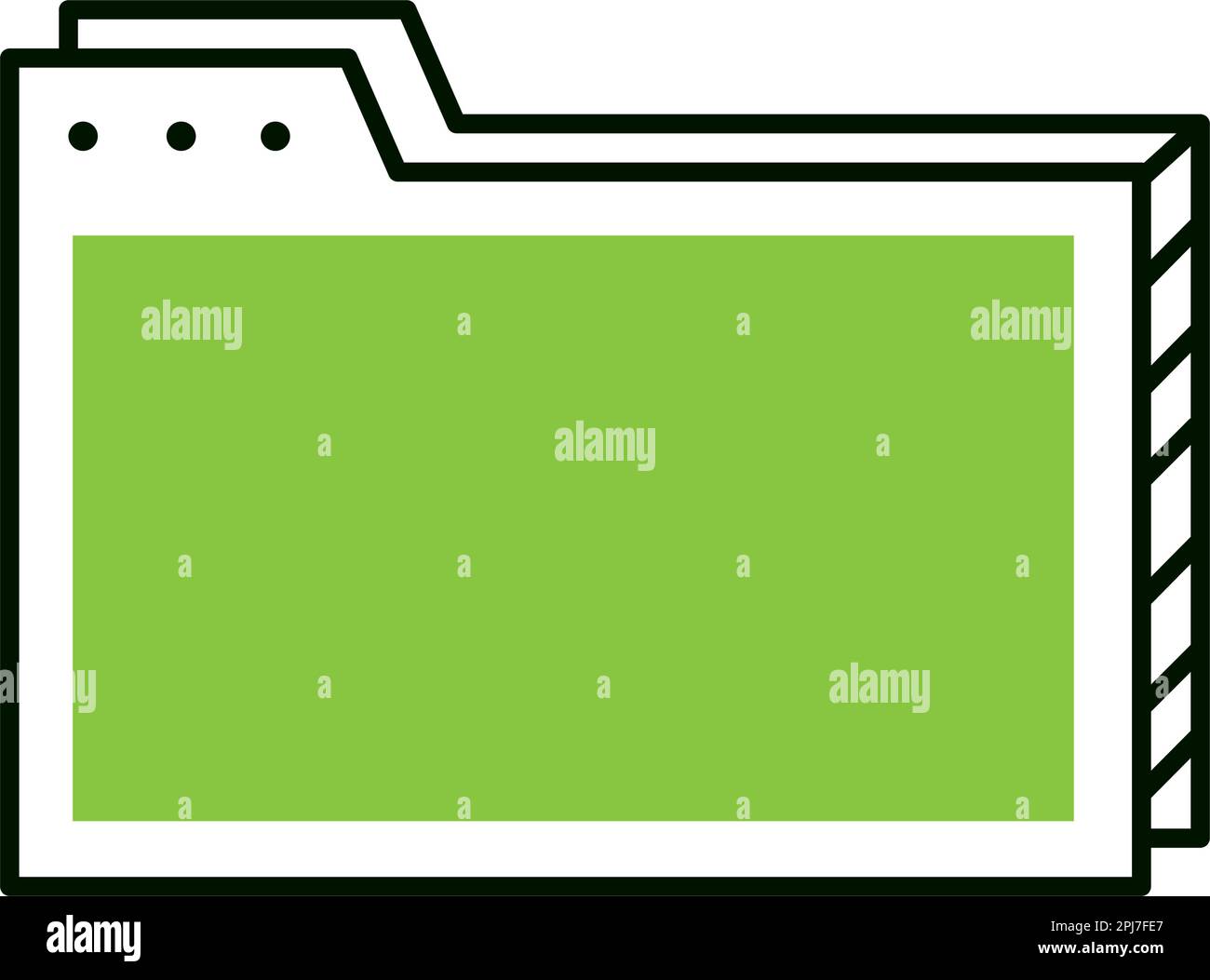 folder stationery icon Stock Vector Image & Art - Alamy