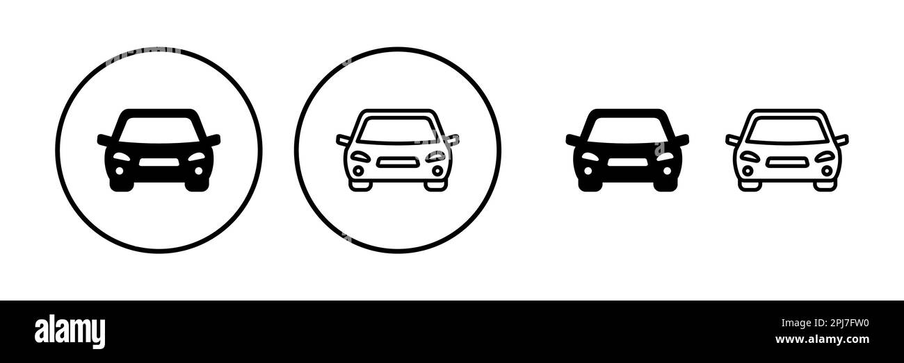 Car icon vector. Car sign. sedan Stock Vector Image & Art - Alamy