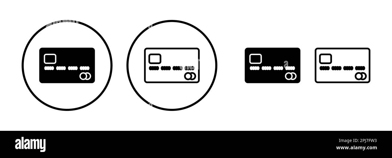 Credit card icon vector. payment icon. debit payment icon Stock Vector ...
