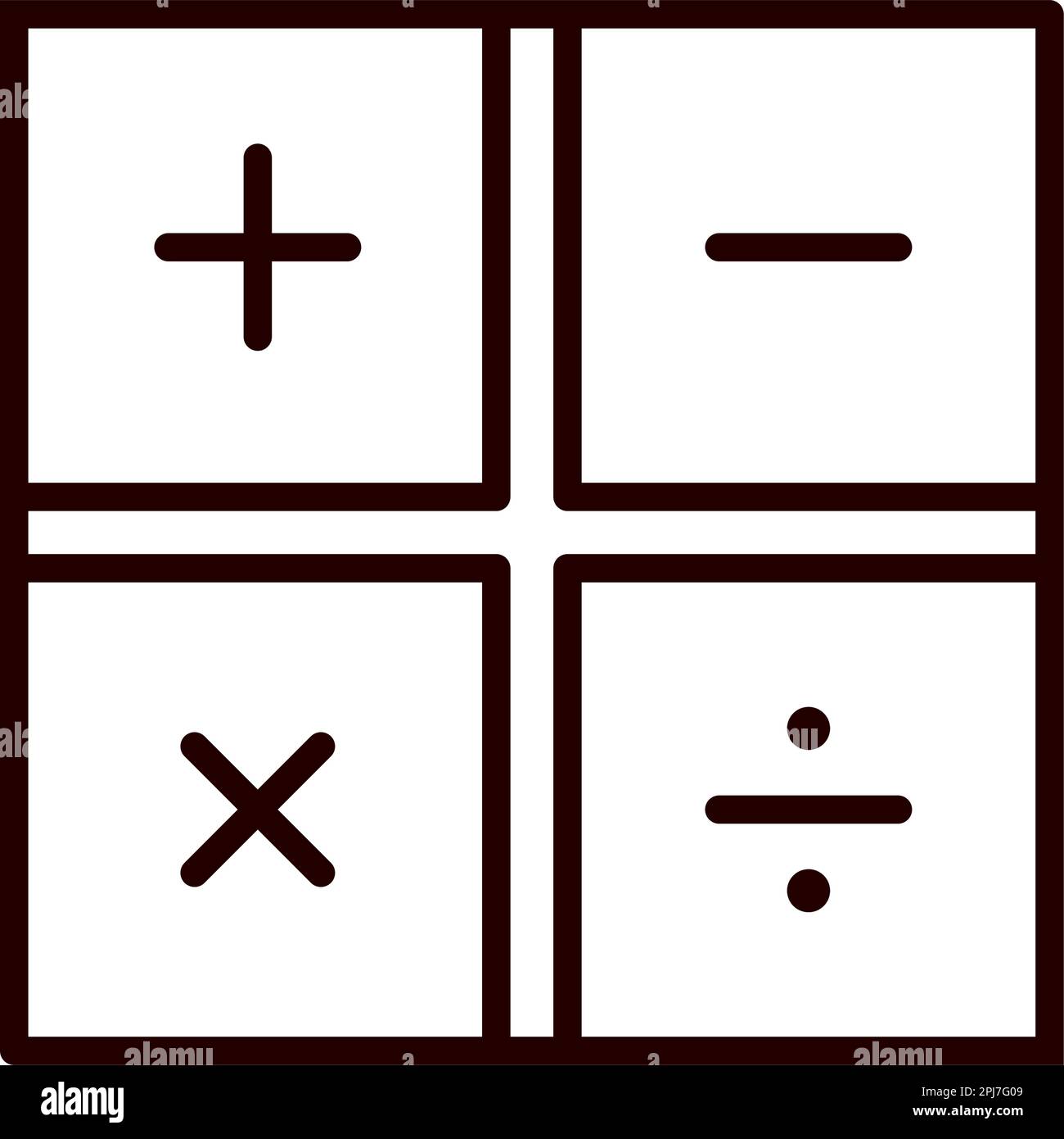 math signs icon Stock Vector Image & Art - Alamy