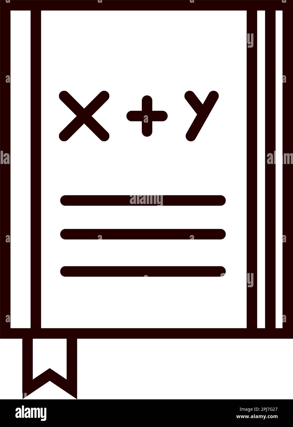 math book icon Stock Vector Image & Art - Alamy