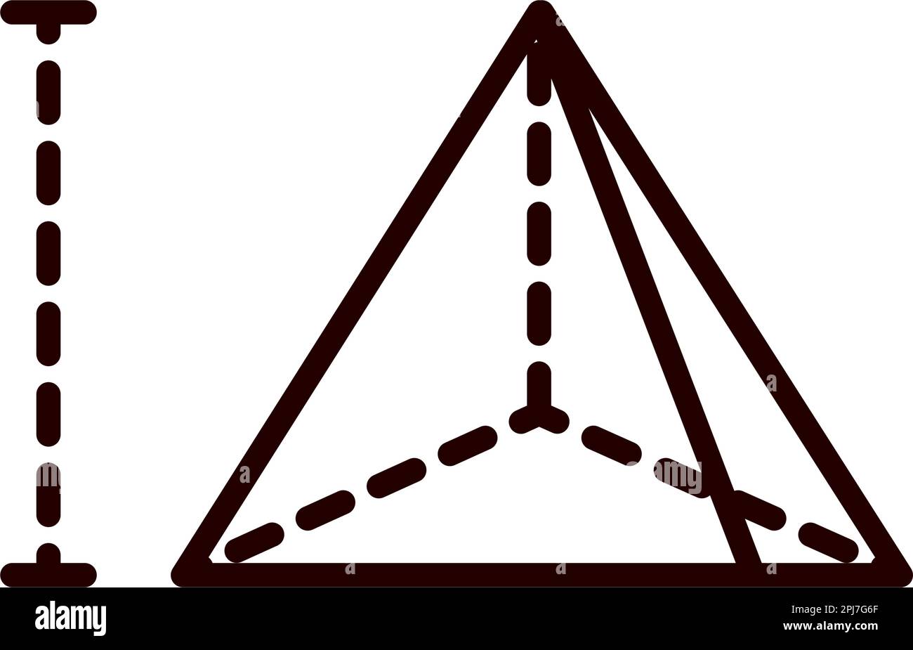 geometry pyramid math Stock Vector Image & Art - Alamy