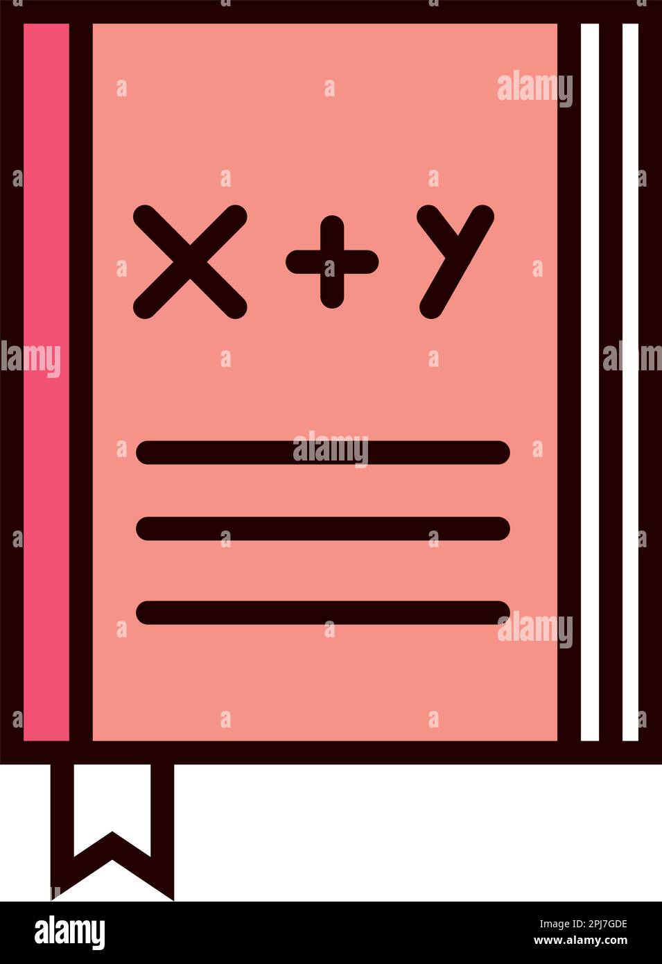 math book icon Stock Vector Image & Art - Alamy