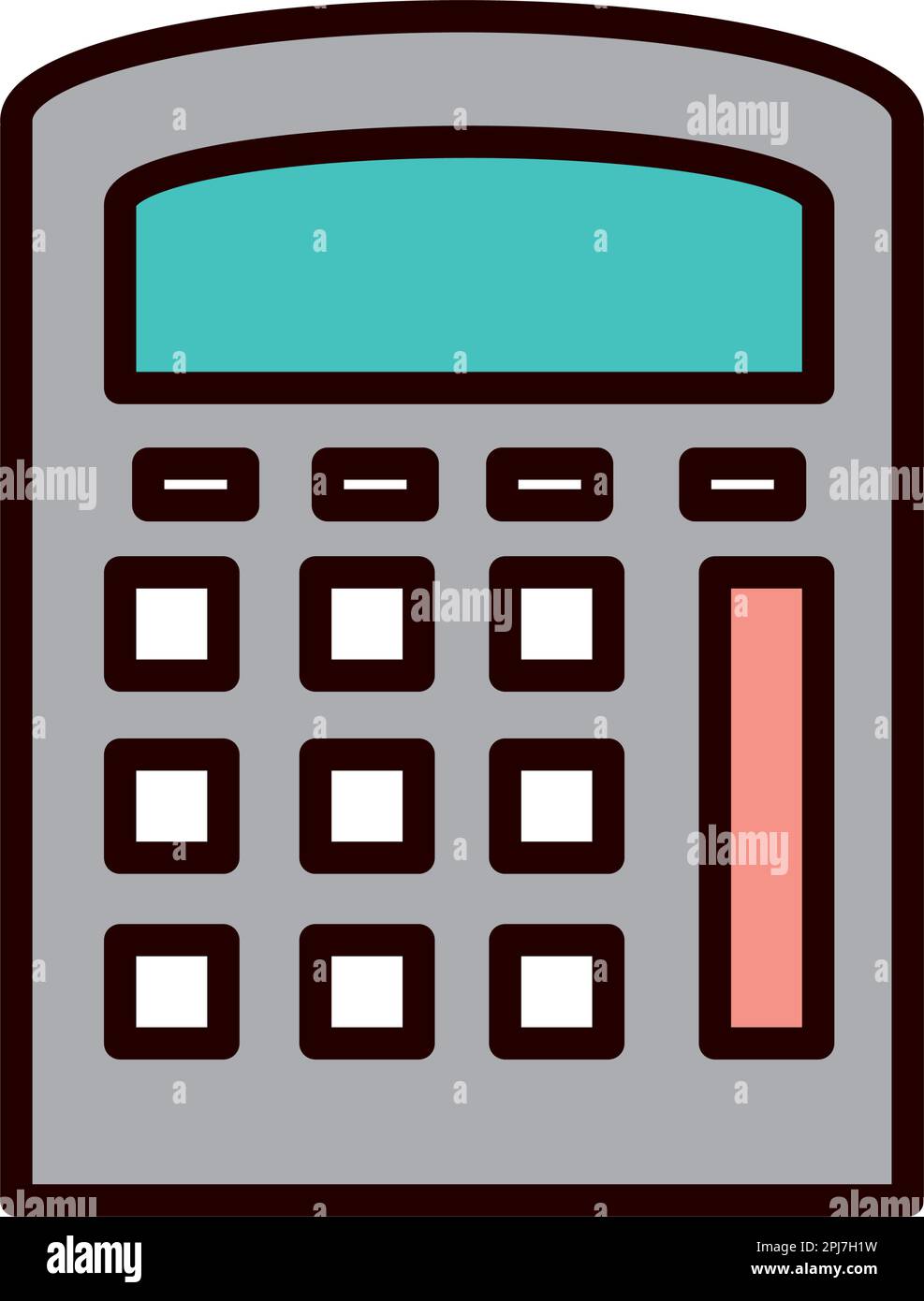 calculator math icon Stock Vector Image & Art - Alamy