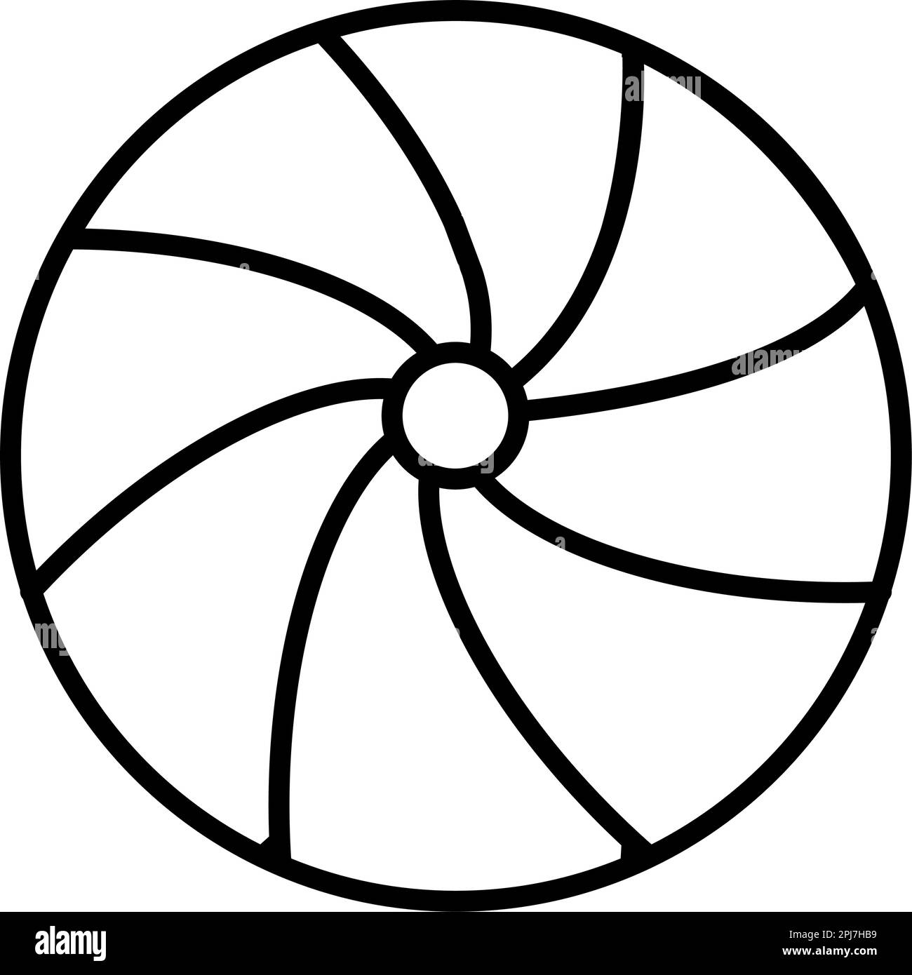 beach ball icon isolated Stock Vector Image & Art - Alamy
