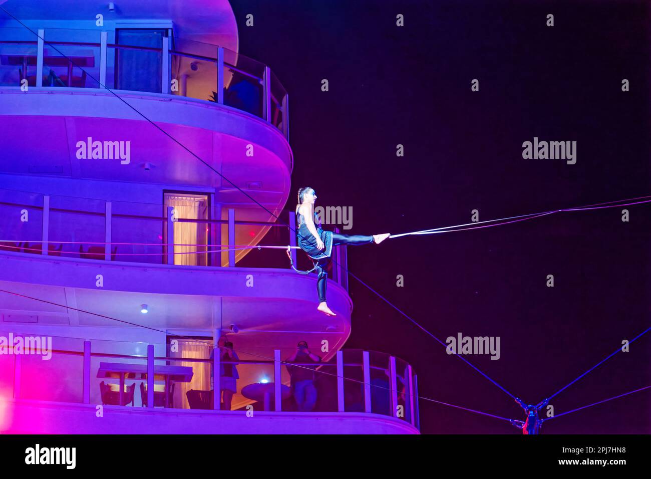 SAN JUAN, PUERTO RICO - February 1, 2023: San Juan serves as a major ...