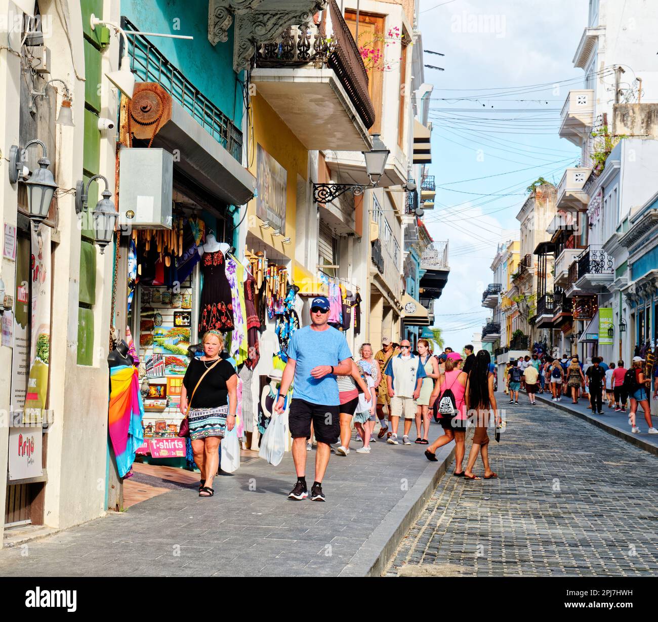 SAN JUAN, PUERTO RICO - February 1, 2023: San Juan serves as a major ...